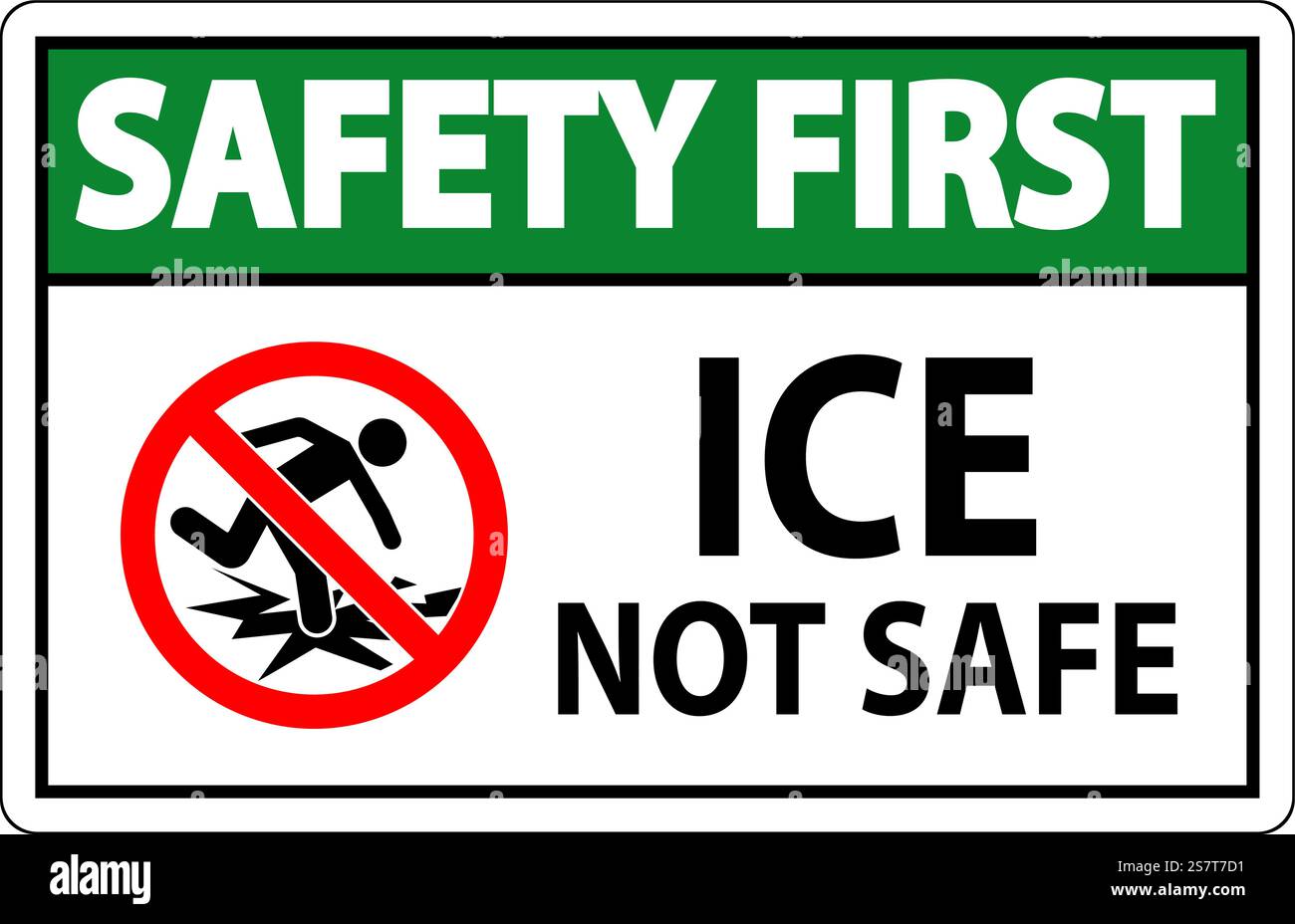 Road safety winter car driving Stock Vector Images - Alamy