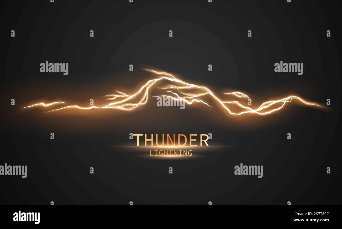 lightning light effect background realistic flash with lightning ...
