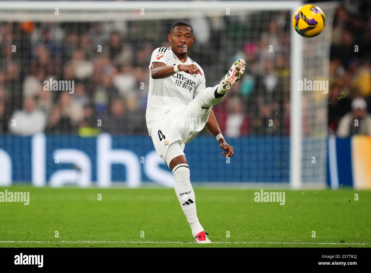 David Alaba of Real Madrid during the La Liga EA Sports match between ...