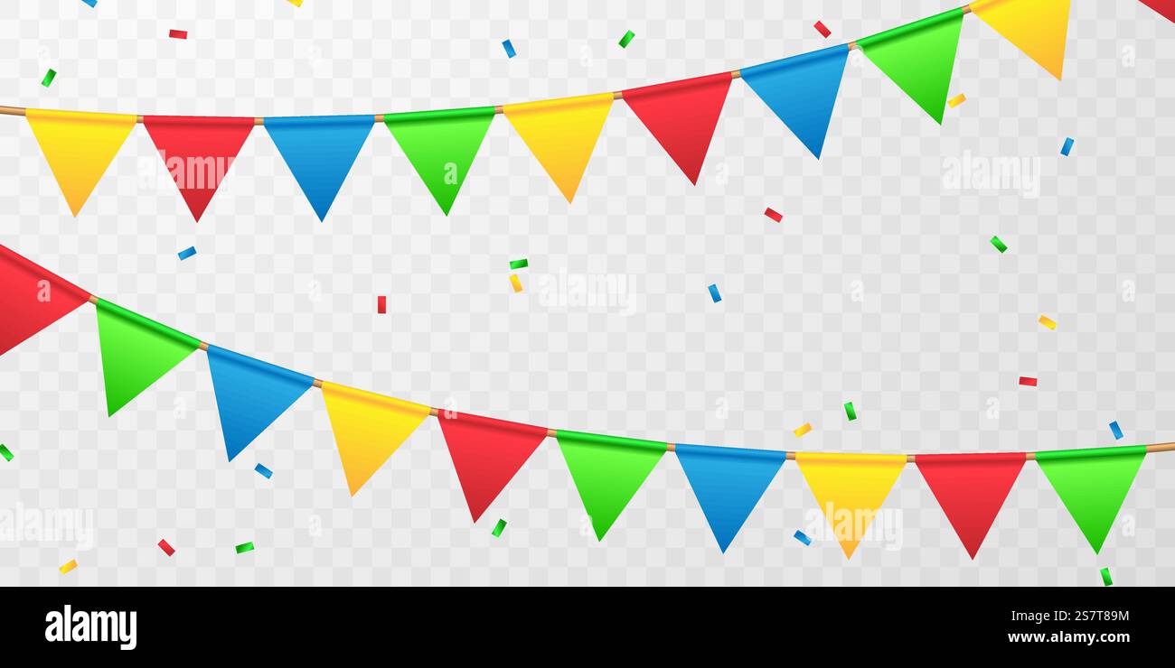 party flag background for celebration vector illustration Stock Vector ...
