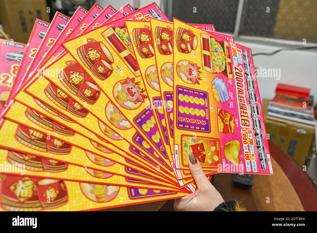 New Taipei City , Taiwan- : Taiwan’s 20 million scratch-off lottery ...