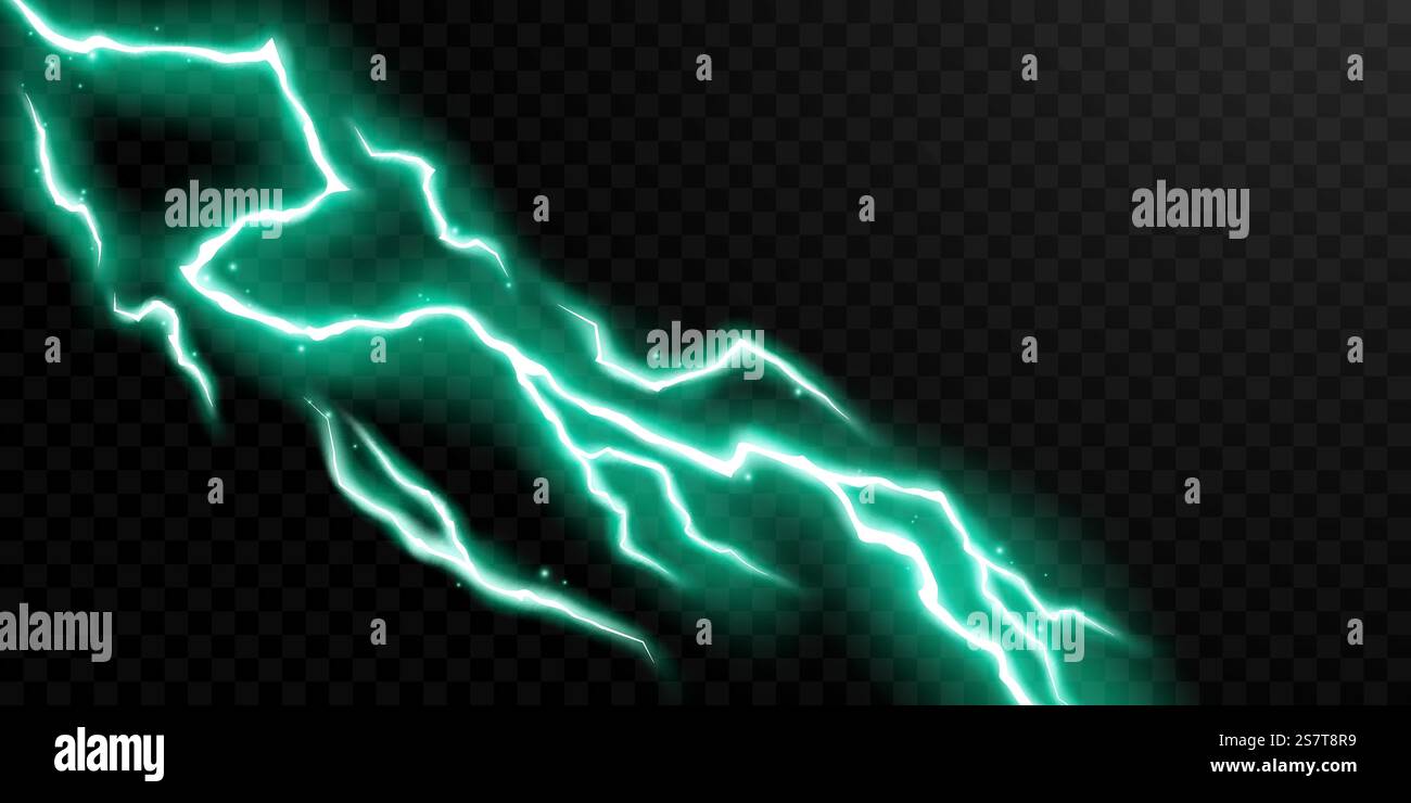 lightning light effect background realistic flash with lightning ...