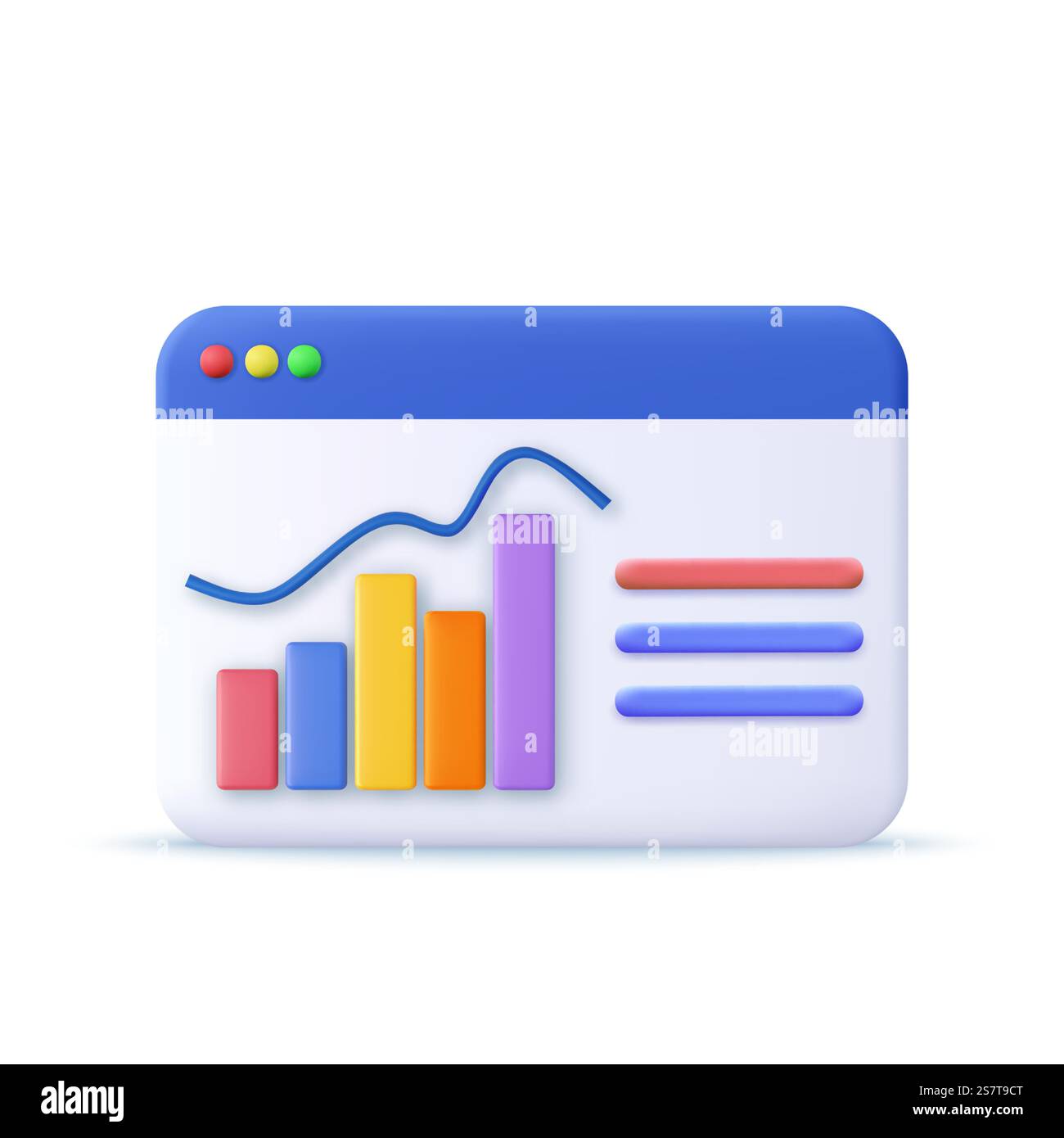 3d rendering network chart Stock Vector Images - Alamy
