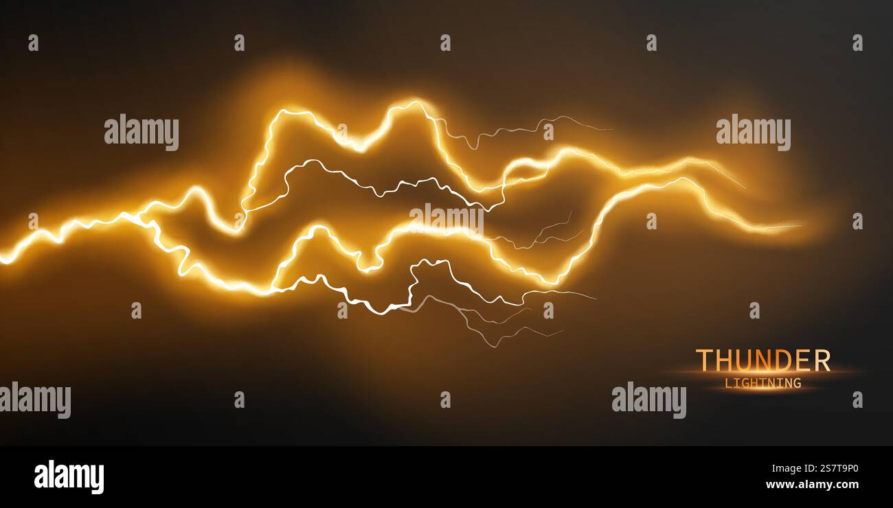 lightning light effect background realistic flash with lightning ...