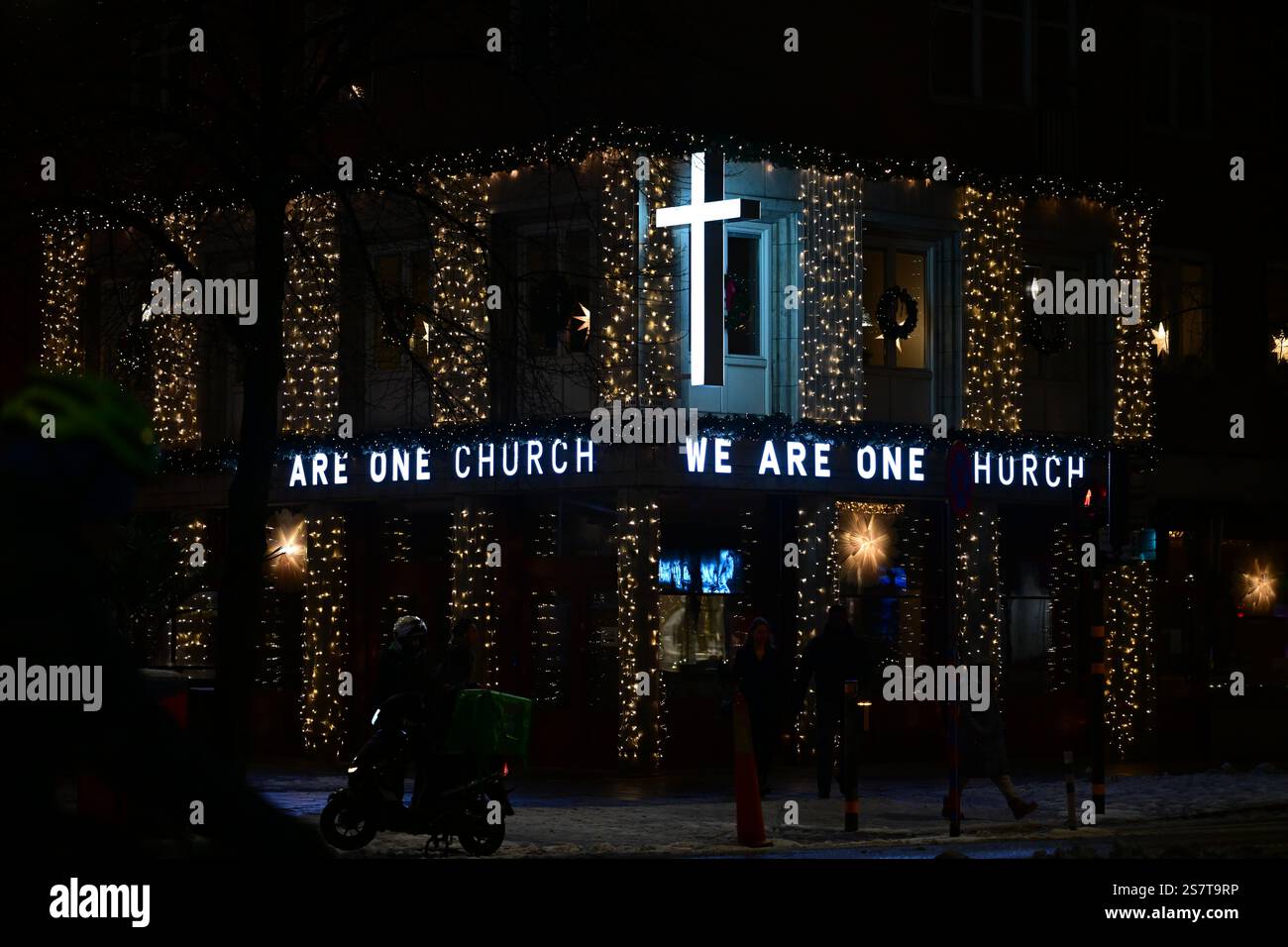 Stockholm, Uppland, Sweden. January 1 2025. We are one church in ...