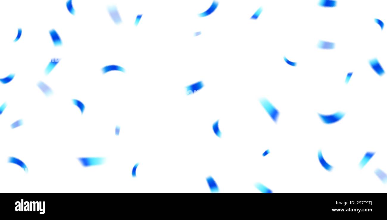beautiful blue confetti background for celebration party Vector illustration Stock Vector Image ...