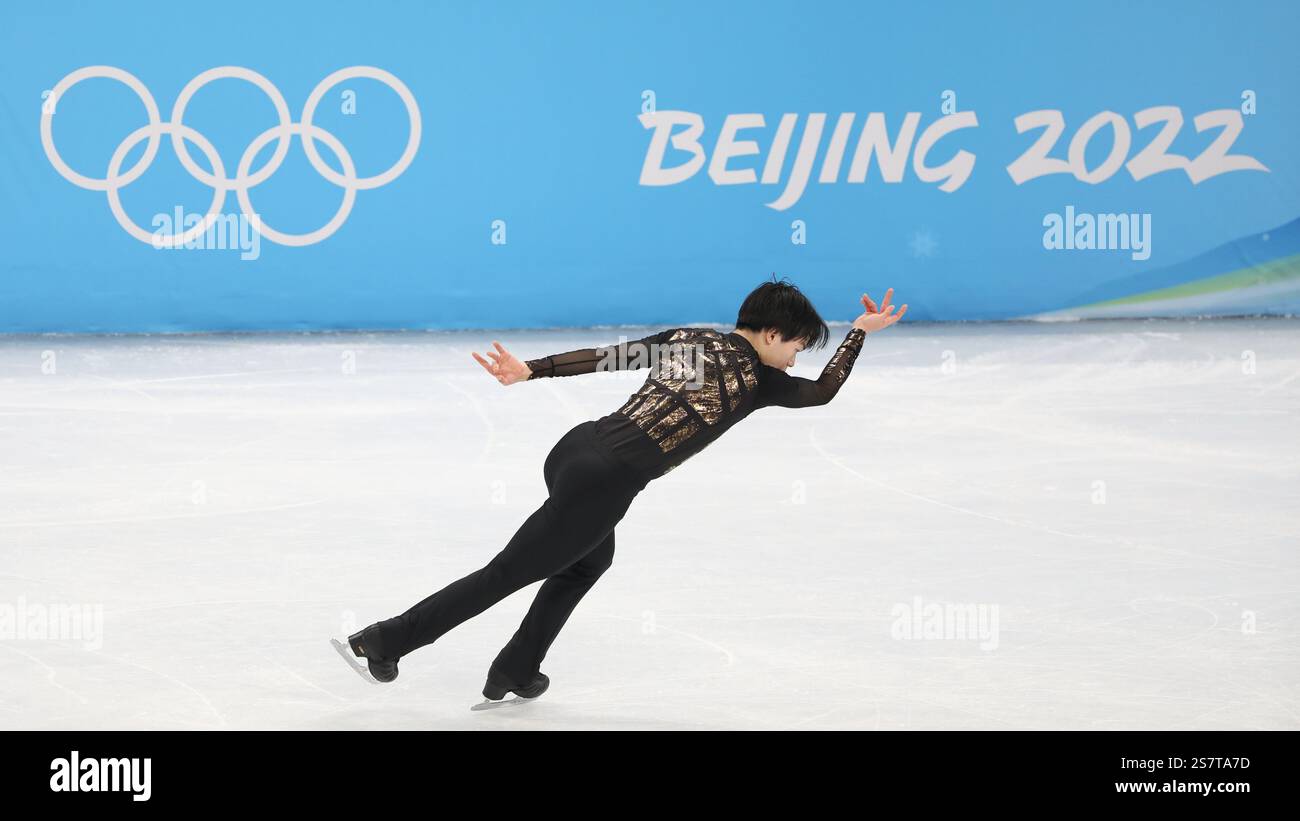 FEB 10, 2022 - Beijing, China: Yuma Kagiyama of Japan skates in the ...