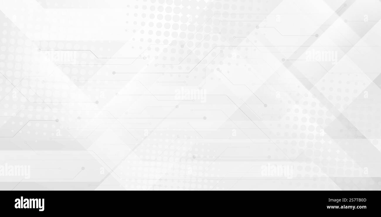 white abstract technology background modern design vector illustration ...