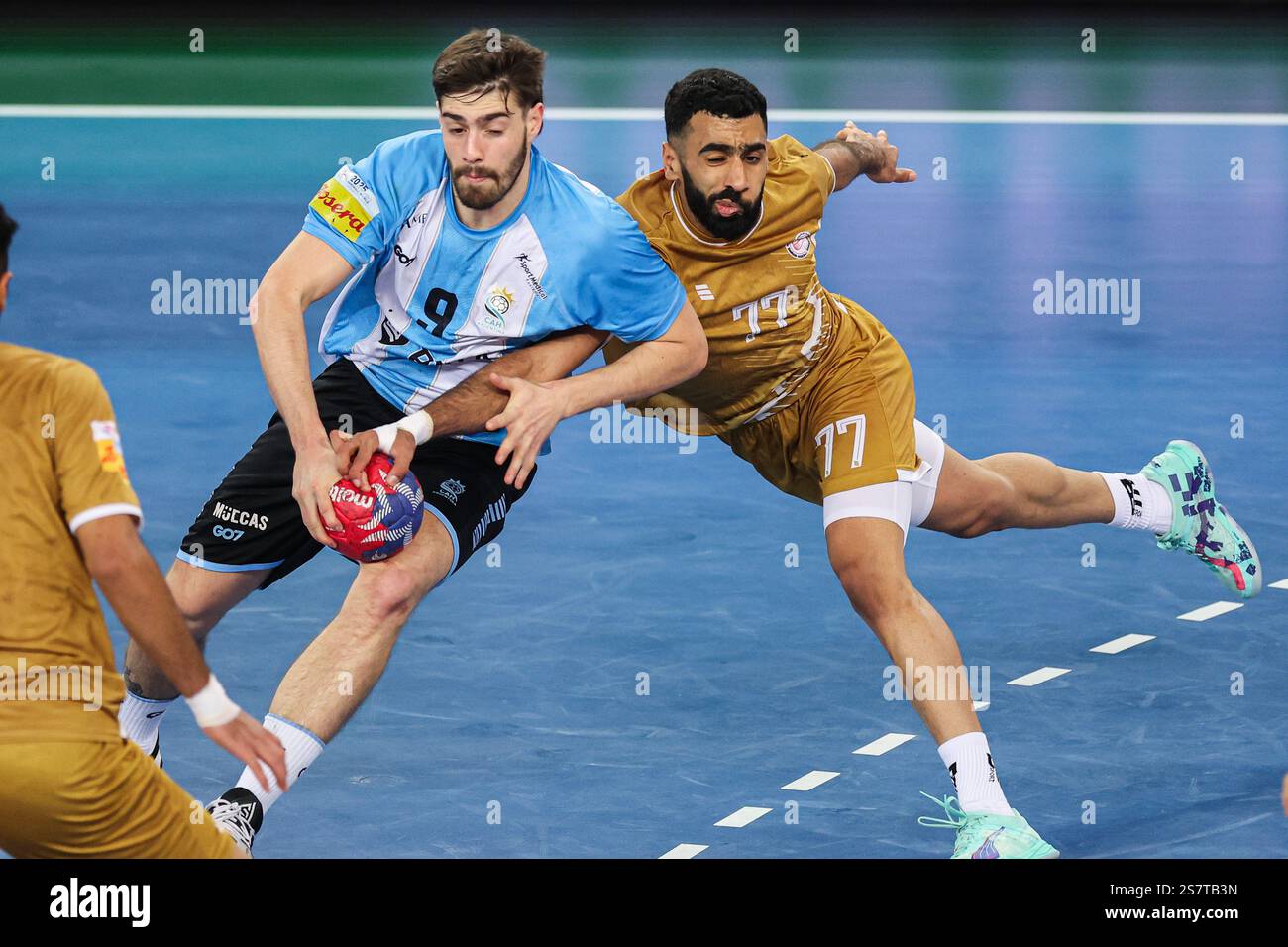 Zagreb, Zagreb. 19th Jan, 2025. Tomas Valentin Canete of Argentina is ...