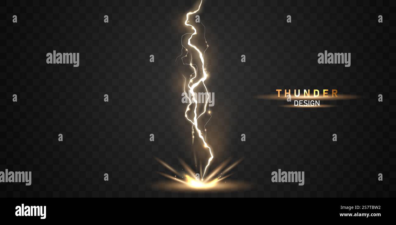 lightning light effect background realistic flash with lightning ...