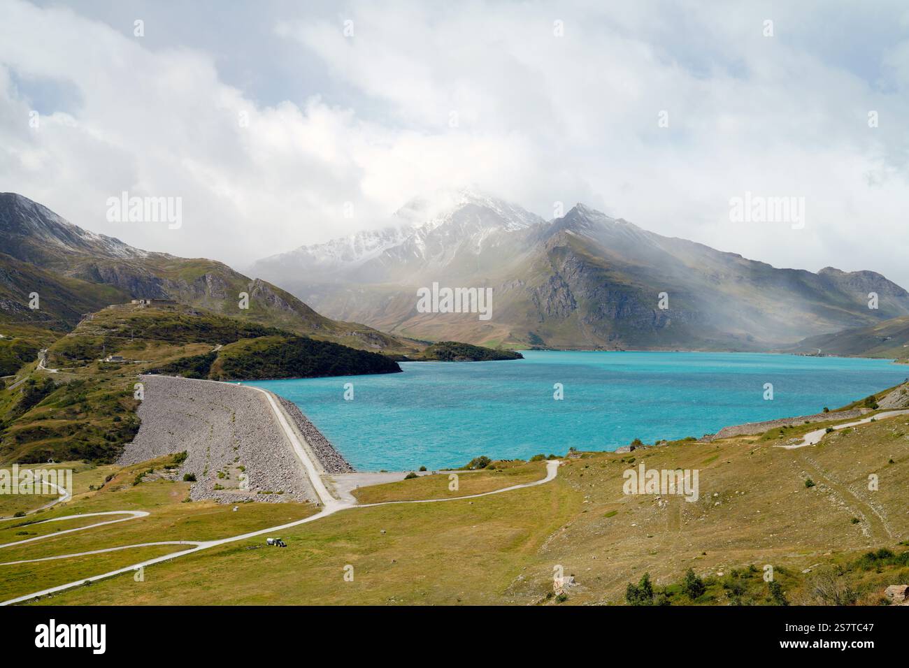 Lac du Mont Cenis, reservoir,Col du Mont ,Colle del Moncenisio,Mont ...
