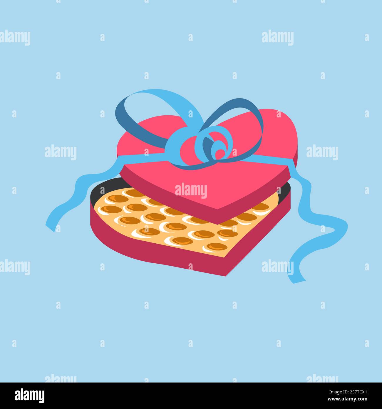 Shaped sweet box Stock Vector Images - Alamy