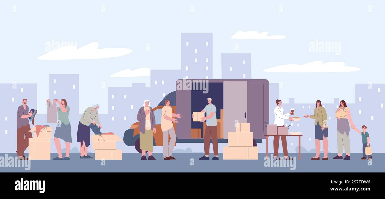 Poor communities Stock Vector Images - Alamy