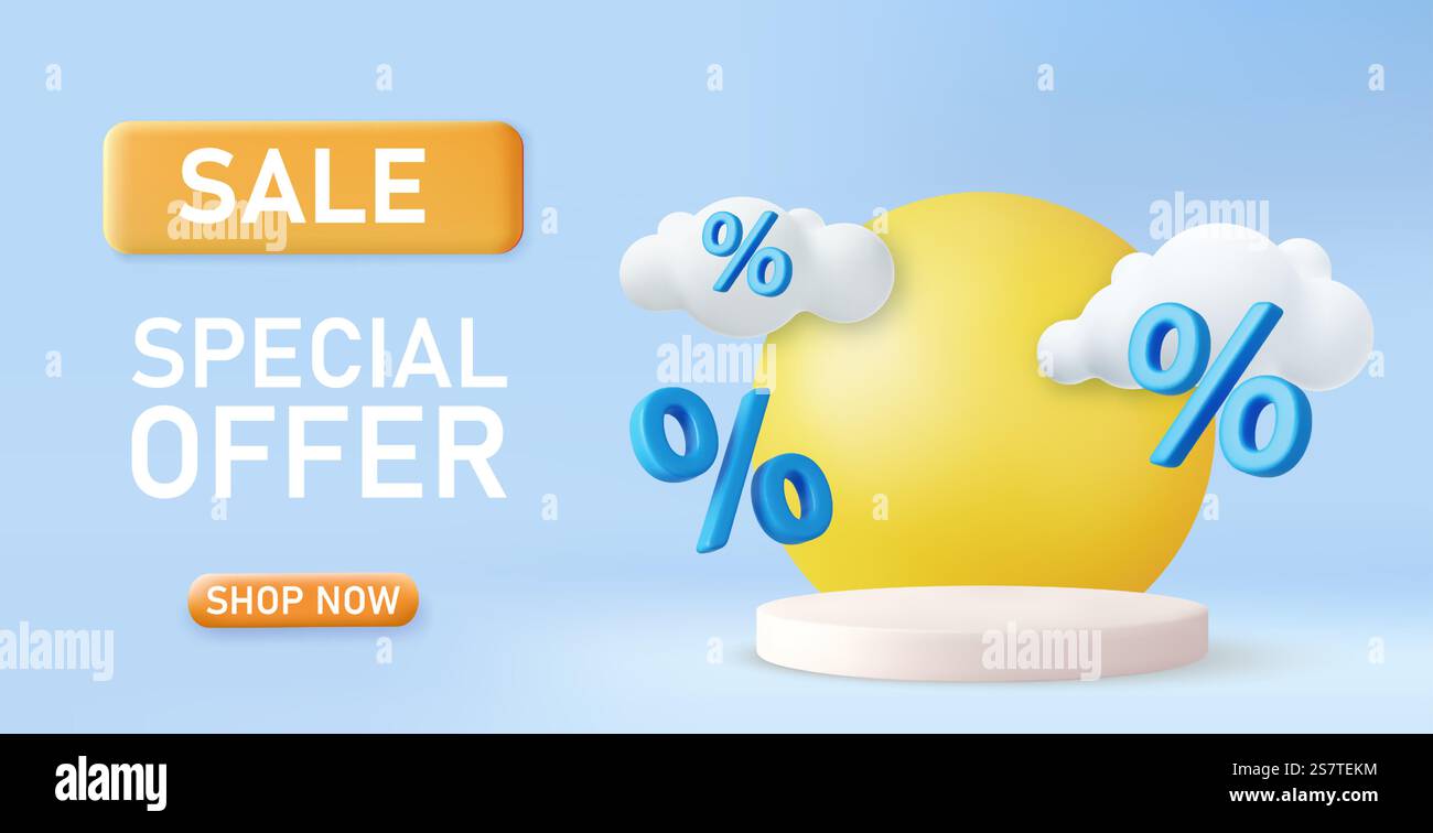 3d sale special offer, Stage podium percent, Stage Podium Scene. 3d ...