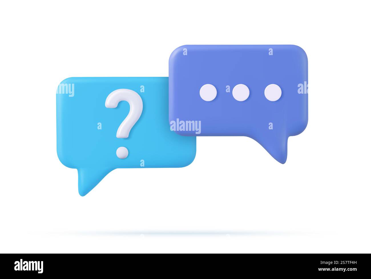3d rendering faq icon, question mark with bubble chat. 3d rendering faq icon Stock Vector Image ...