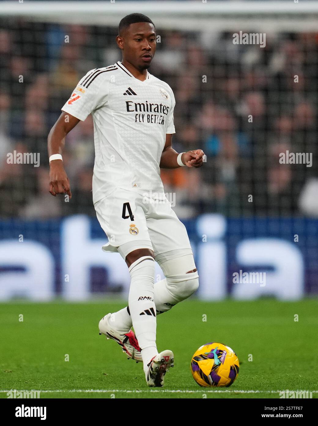 David Alaba of Real Madrid during the La Liga EA Sports match between ...