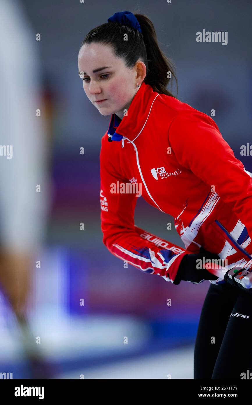 Robyn Munro (GBR), JANUARY 14, 2025 - Curling : Mixed Doubles between ...