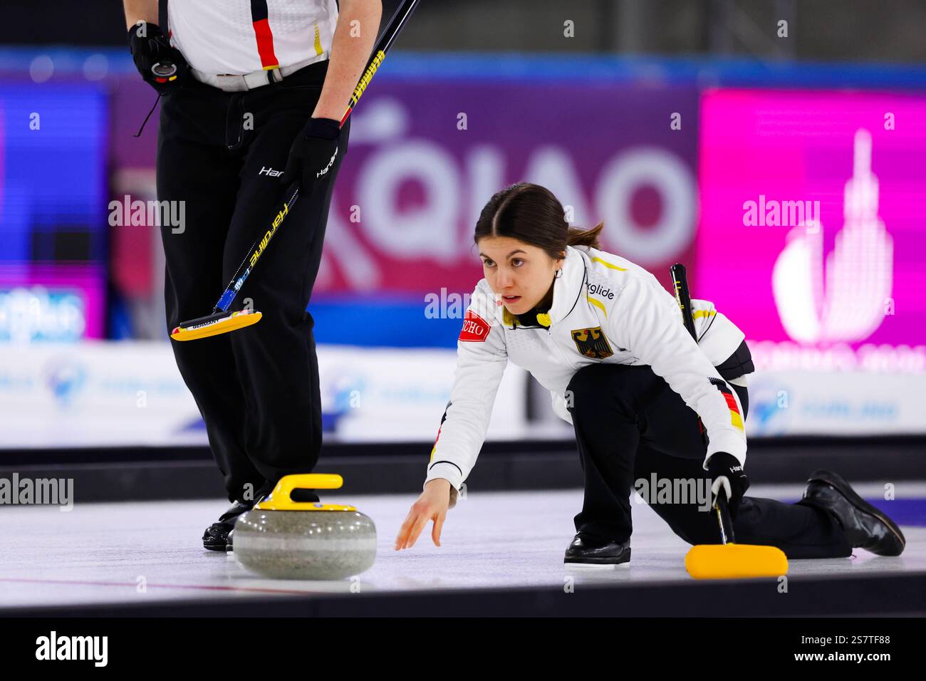 Kim Sutor (GER), JANUARY 14, 2025 - Curling : Mixed Doubles between ...