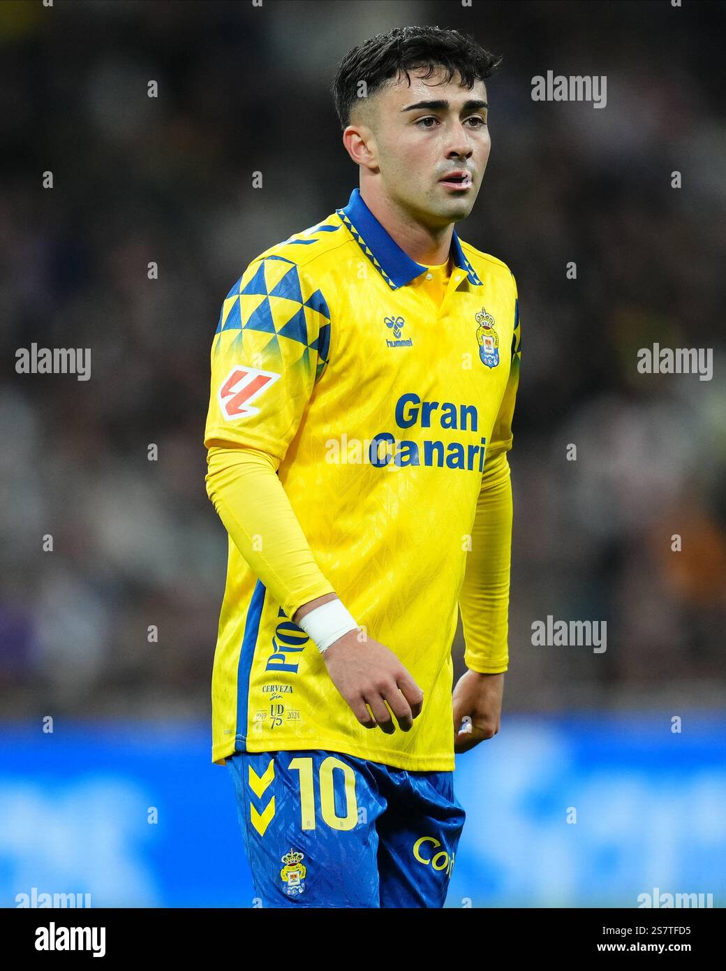 Alberto Moleiro of UD Las Palmas during the La Liga EA Sports match ...
