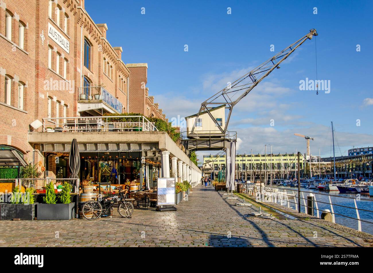 Rotterdam, The Netherlands, January 11, 2025: the historic Entrepot ...