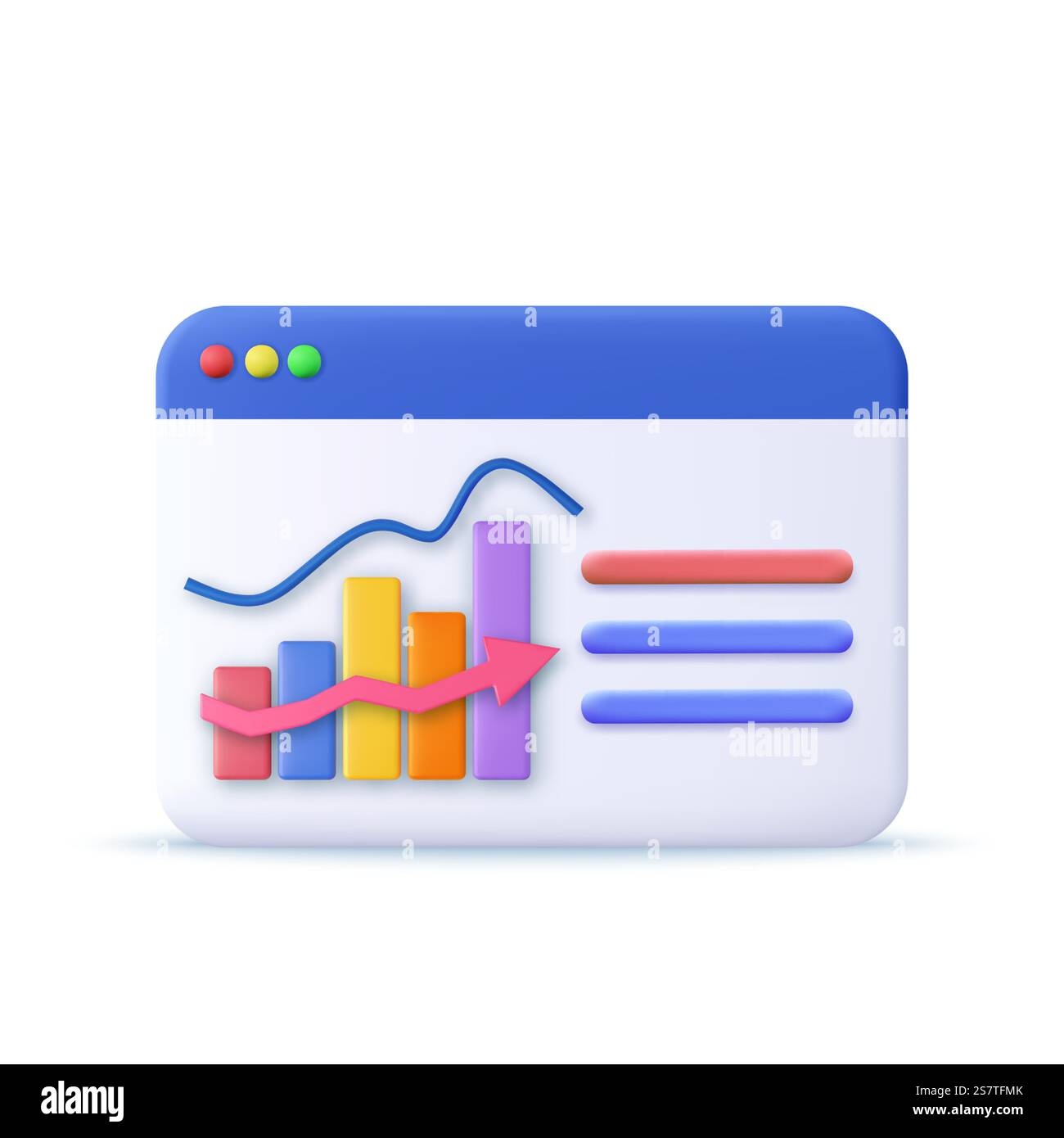 3d Online marketing, financial report chart, data analysis, and web ...