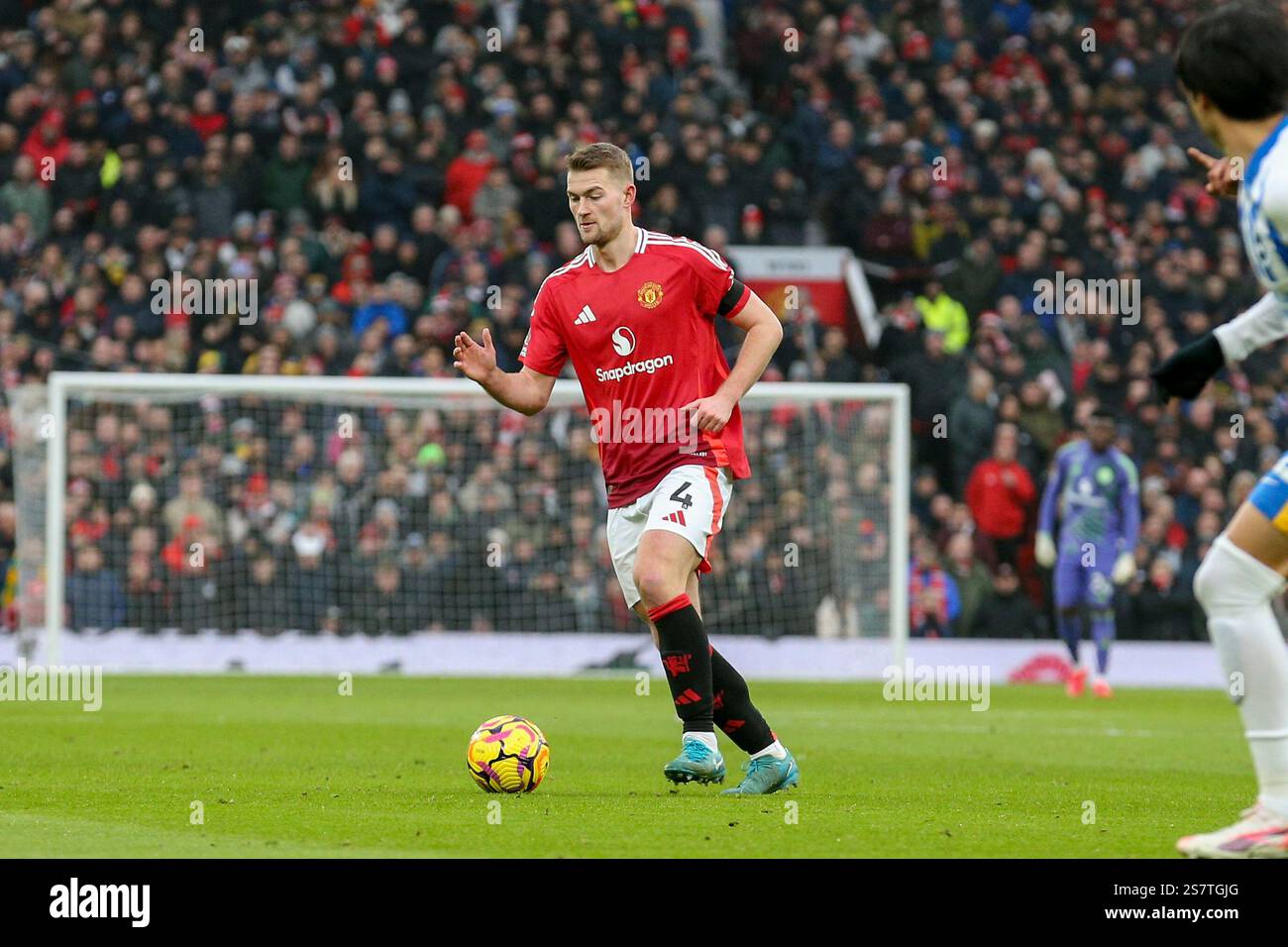 Manchester United defender Matthijs de Ligt (4) during the Manchester ...
