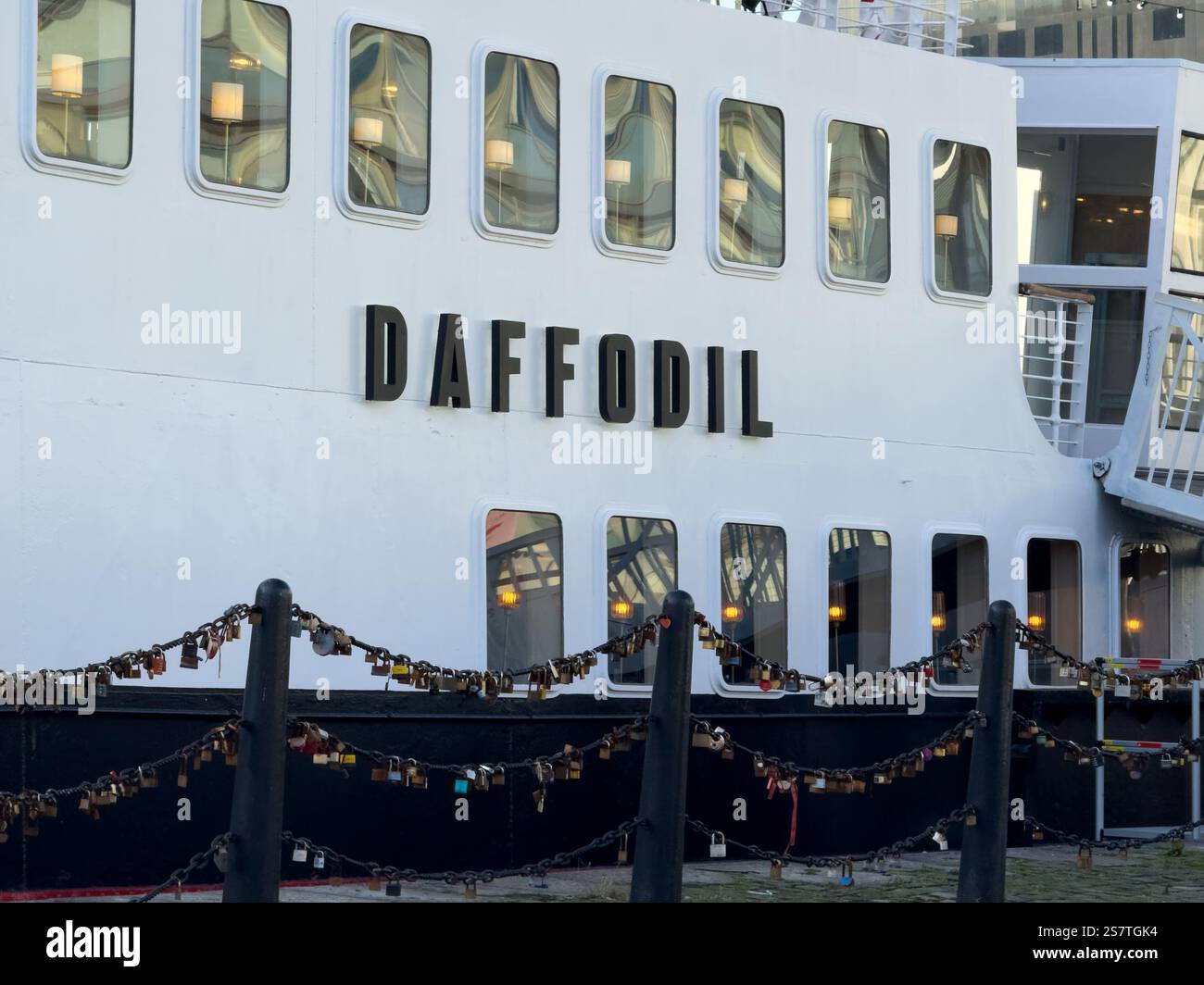 Royal Daffodil in her new permanent home at Canning Dock on the ...