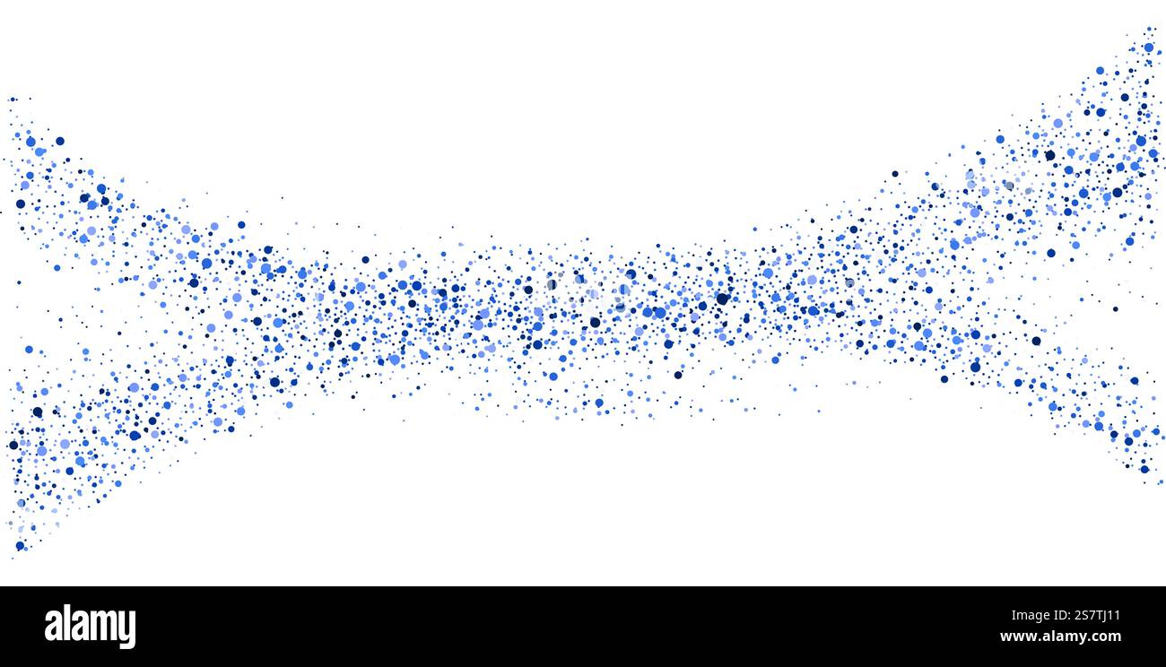 blue glitter confetti on white background. blue Sparkles Abstract ...