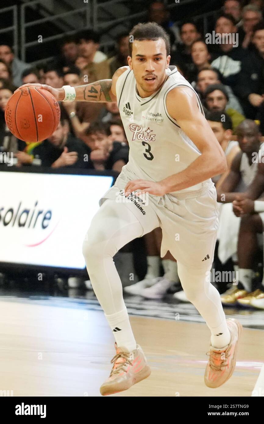 La Rochelle, France. 19th Jan, 2025. Tyson Ward of Paris Basket during ...