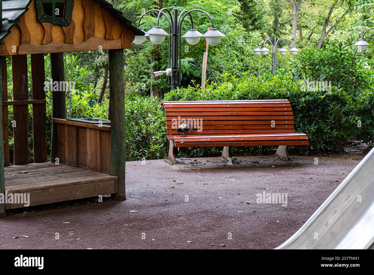 Kids playground in Vake park Stock Photo - Alamy
