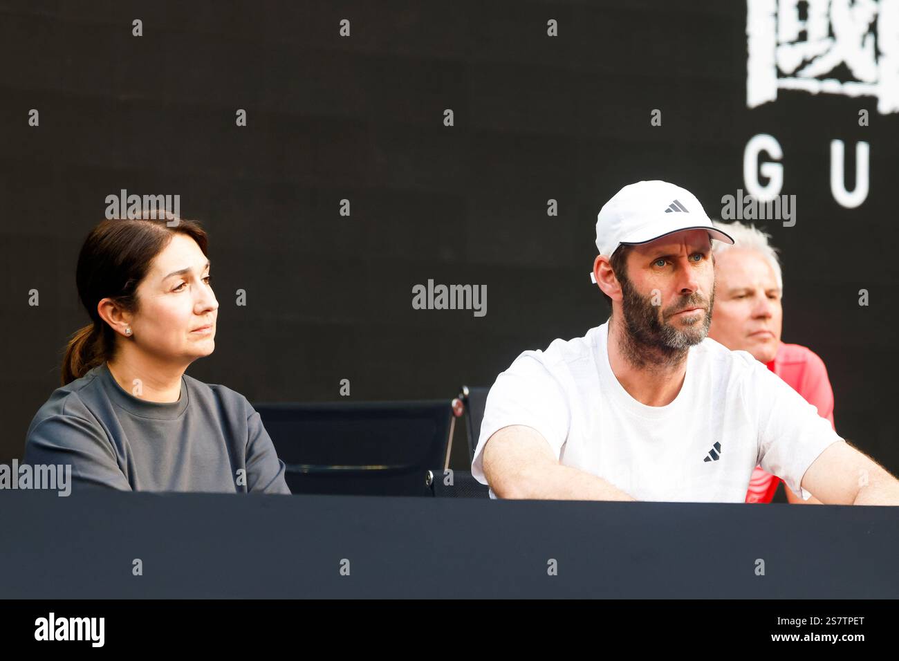 Melbourne, Australia, 20 Jan 2025. Maria Lys; Torben Beltz during the ...