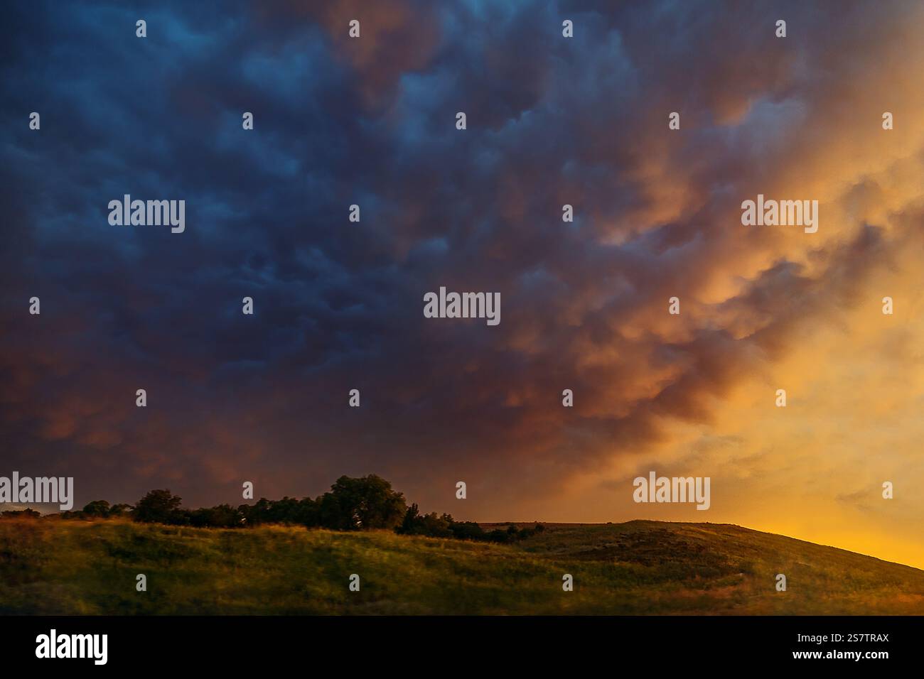 Clouds in motion over hills hi-res stock photography and images - Alamy