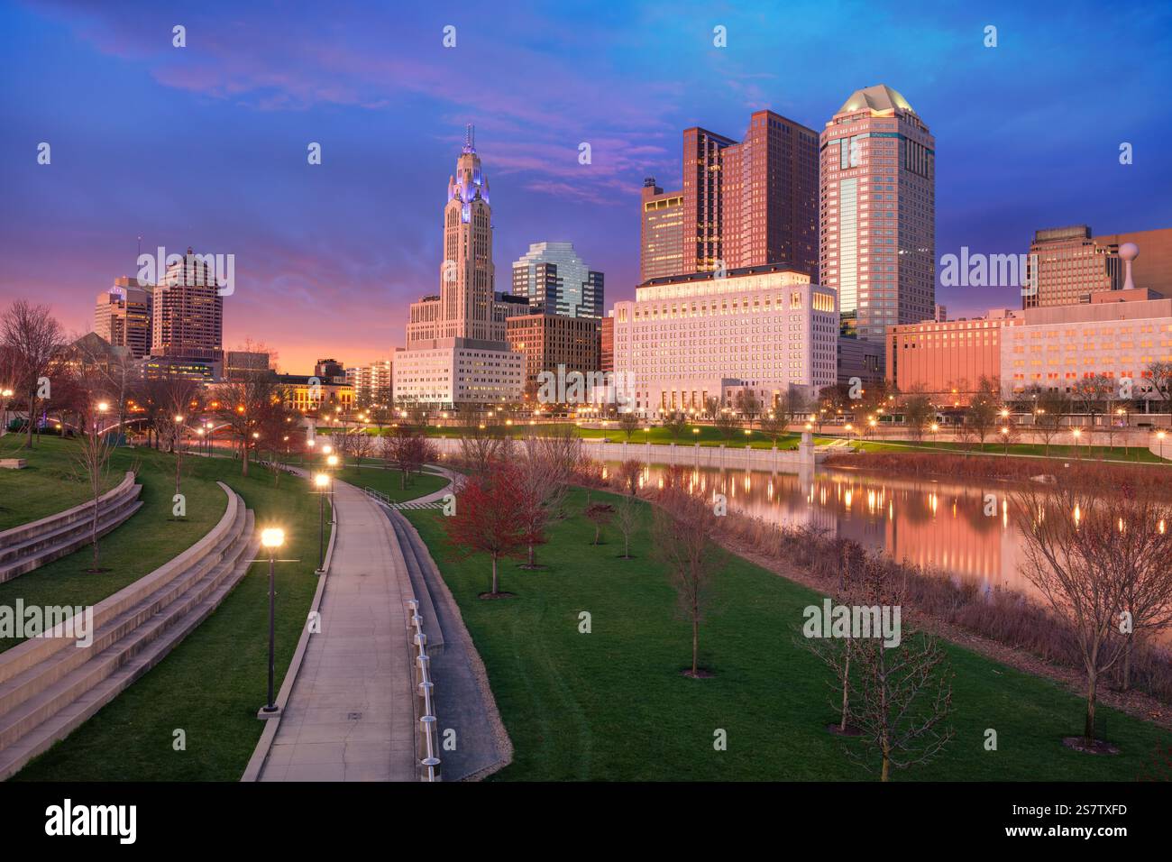 Columbus, Ohio, USA. Cityscape image of Columbus, Ohio, USA downtown ...