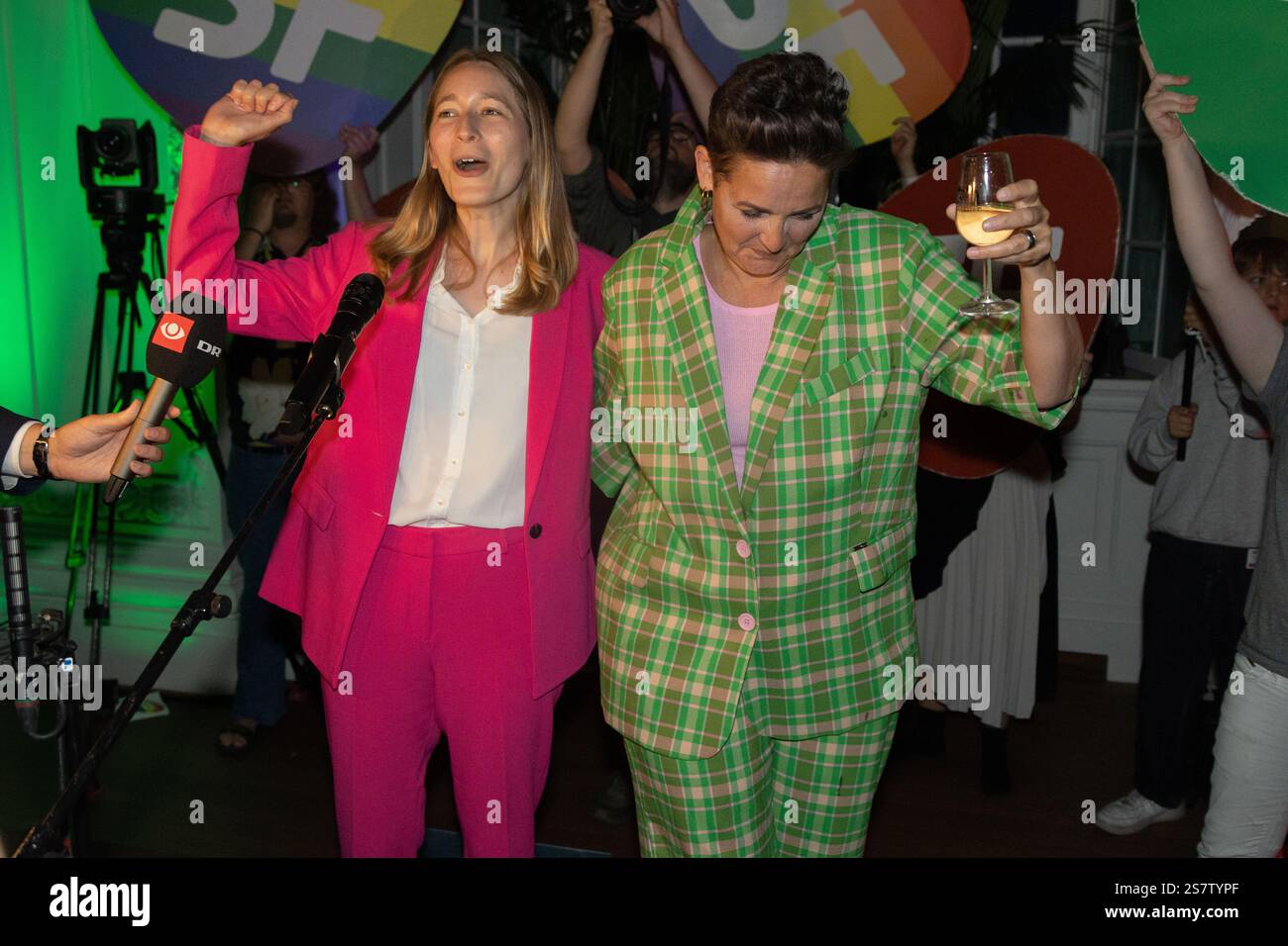 Copenhagen, Denmark. 09th June, 2024. The lead candidate for Green Left ...