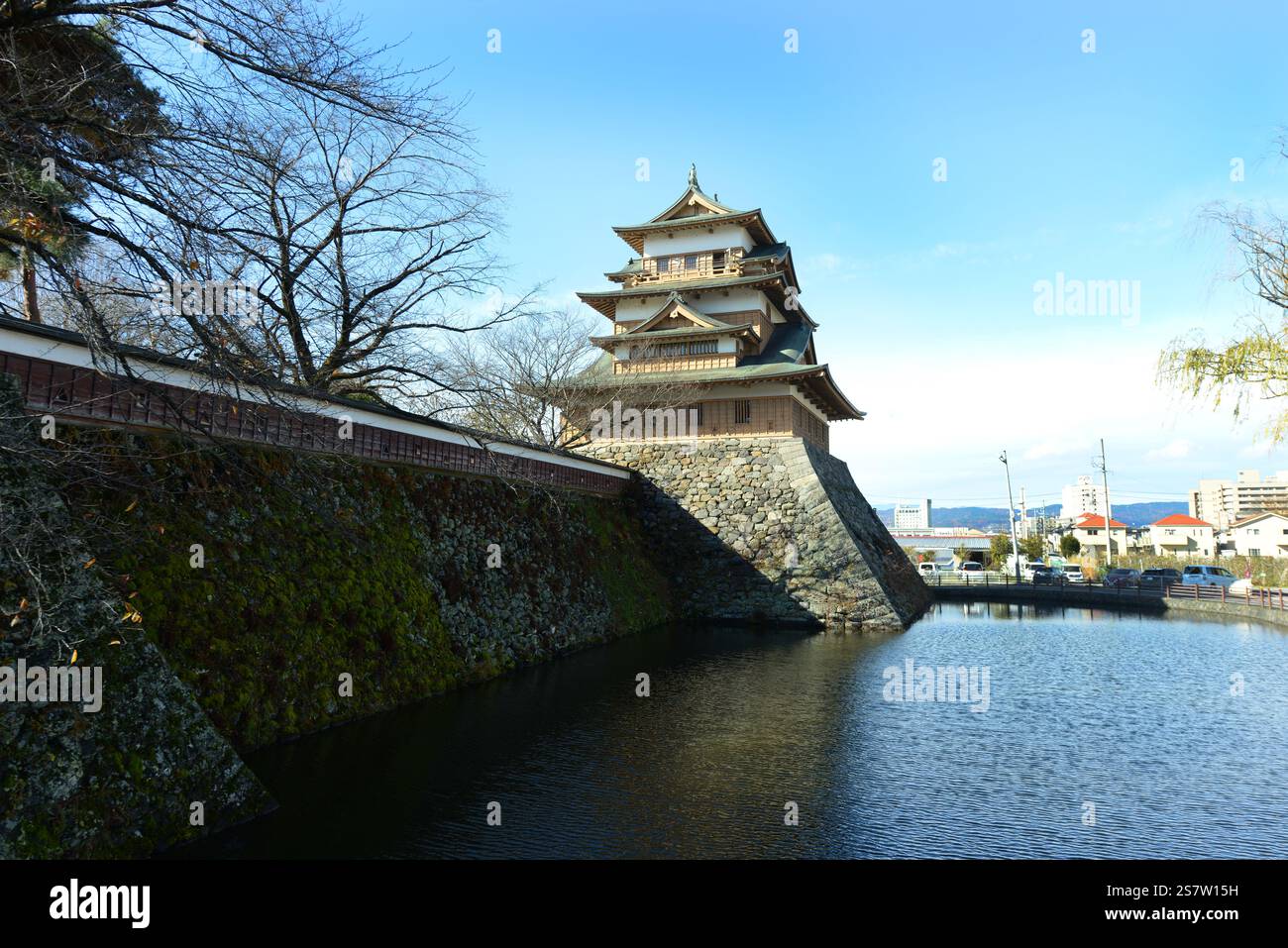 The Takashima Castle in Nagano prefecture, Japan Stock Photo - Alamy