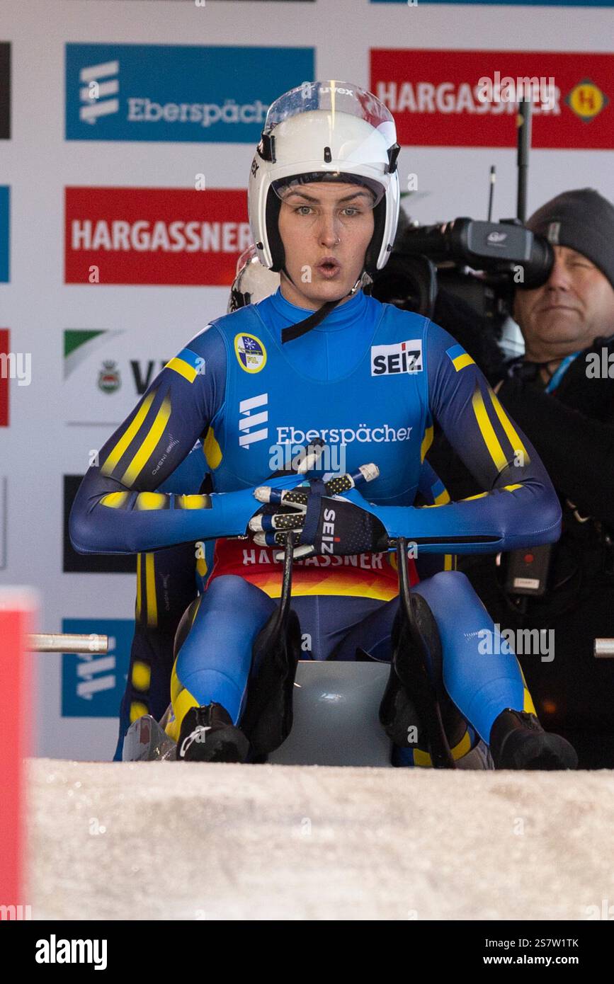 Winterberg, Deutschland. 18th Jan, 2025. Olena Stetskiv, Oleksandra ...