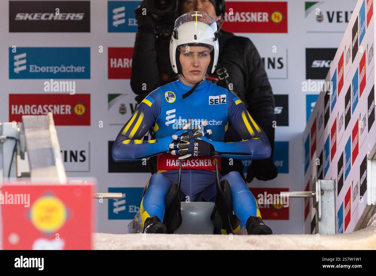 Winterberg, Deutschland. 18th Jan, 2025. Olena Stetskiv, Oleksandra ...