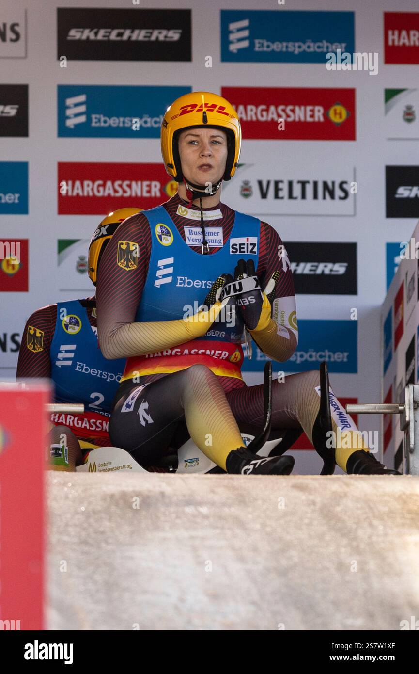 Dajana Eitberger, Magdalena Matschina (GER). Ebersp?cher FIL Rodel ...