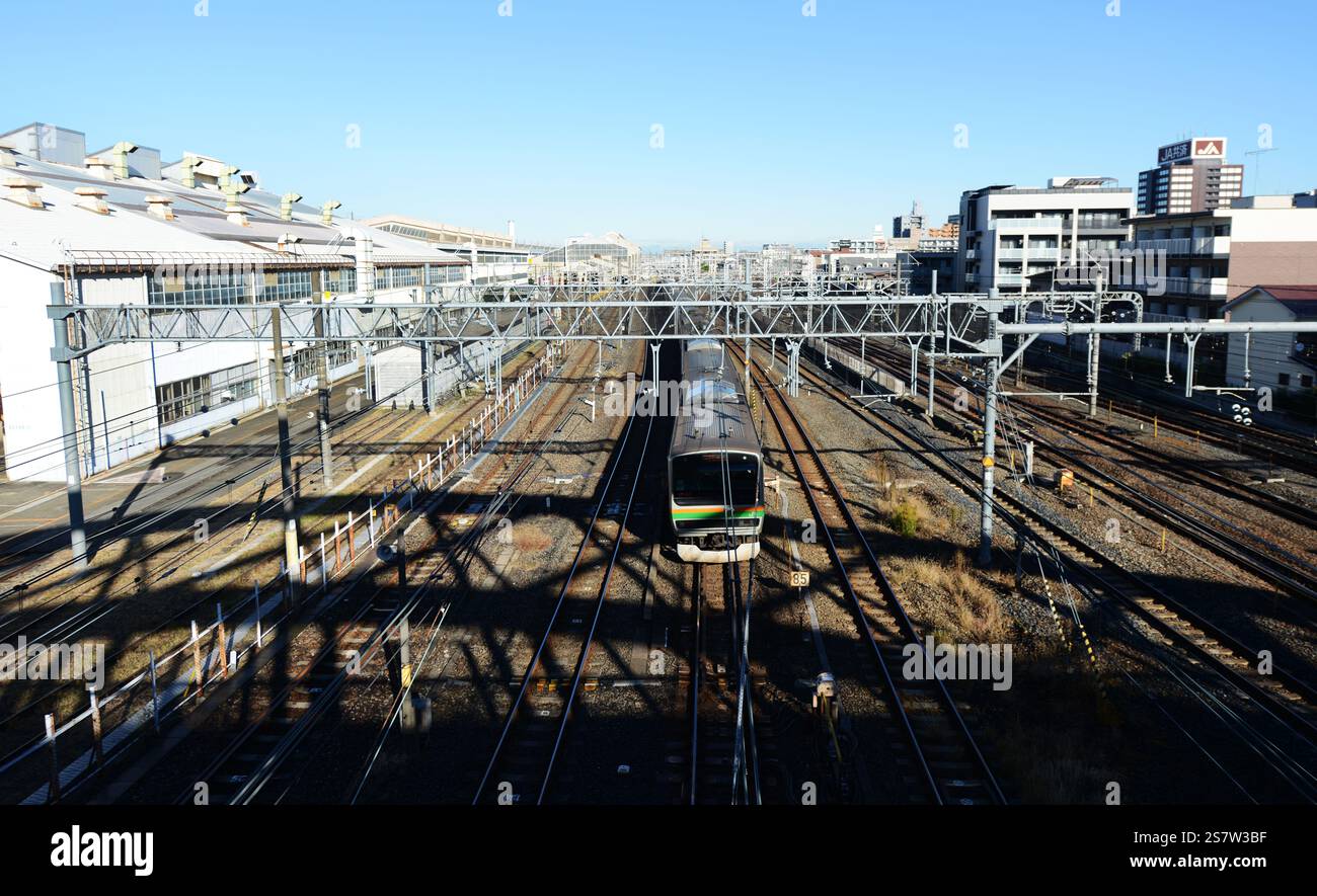 Trains in Omiya, Saitama, Japan Stock Photo - Alamy