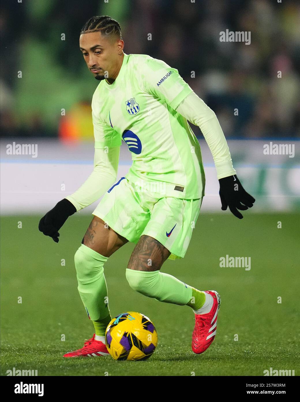 Raphael Dias Belloli Raphinha of FC Barcelona during the La Liga EA ...