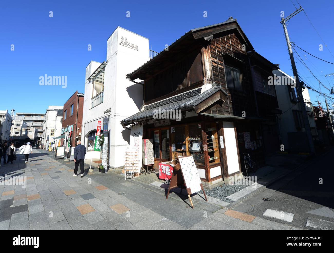 Beautiful traditional old houses in Kawagoe, Saitama, Japan Stock Photo - Alamy