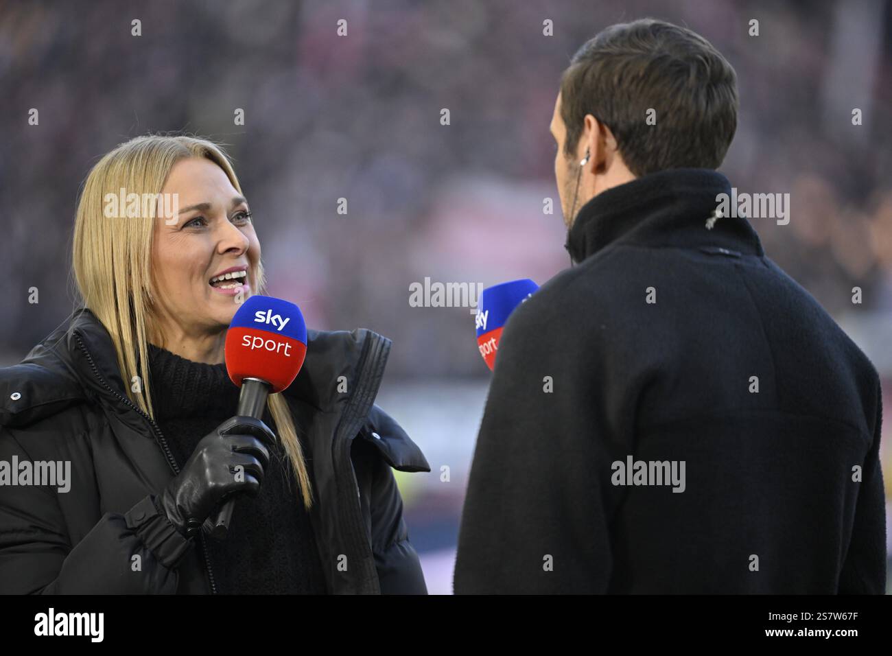 Coach Julian Schuster SC Freiburg SCF in conversation Discussion with ...
