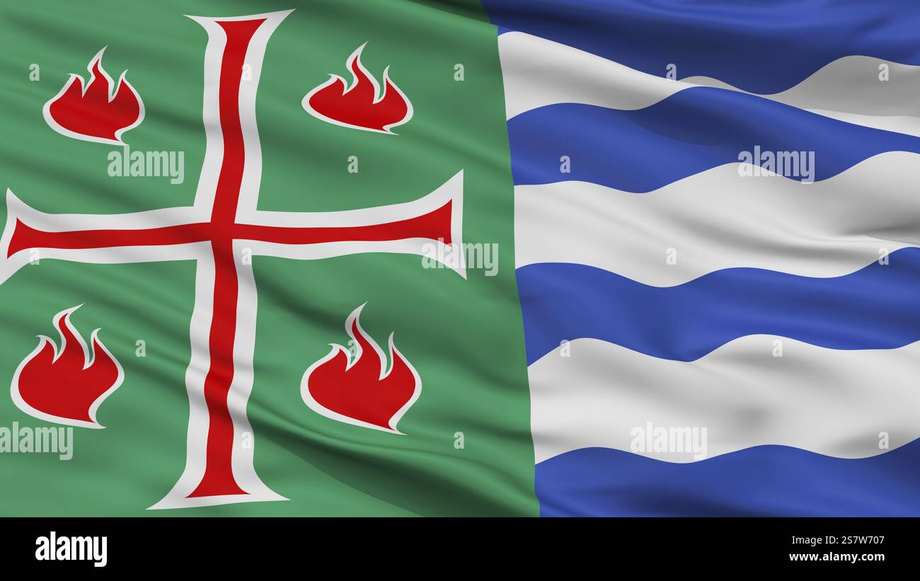 Mayaguez City Flag, Country Puerto Rico, Closeup View Stock Photo - Alamy
