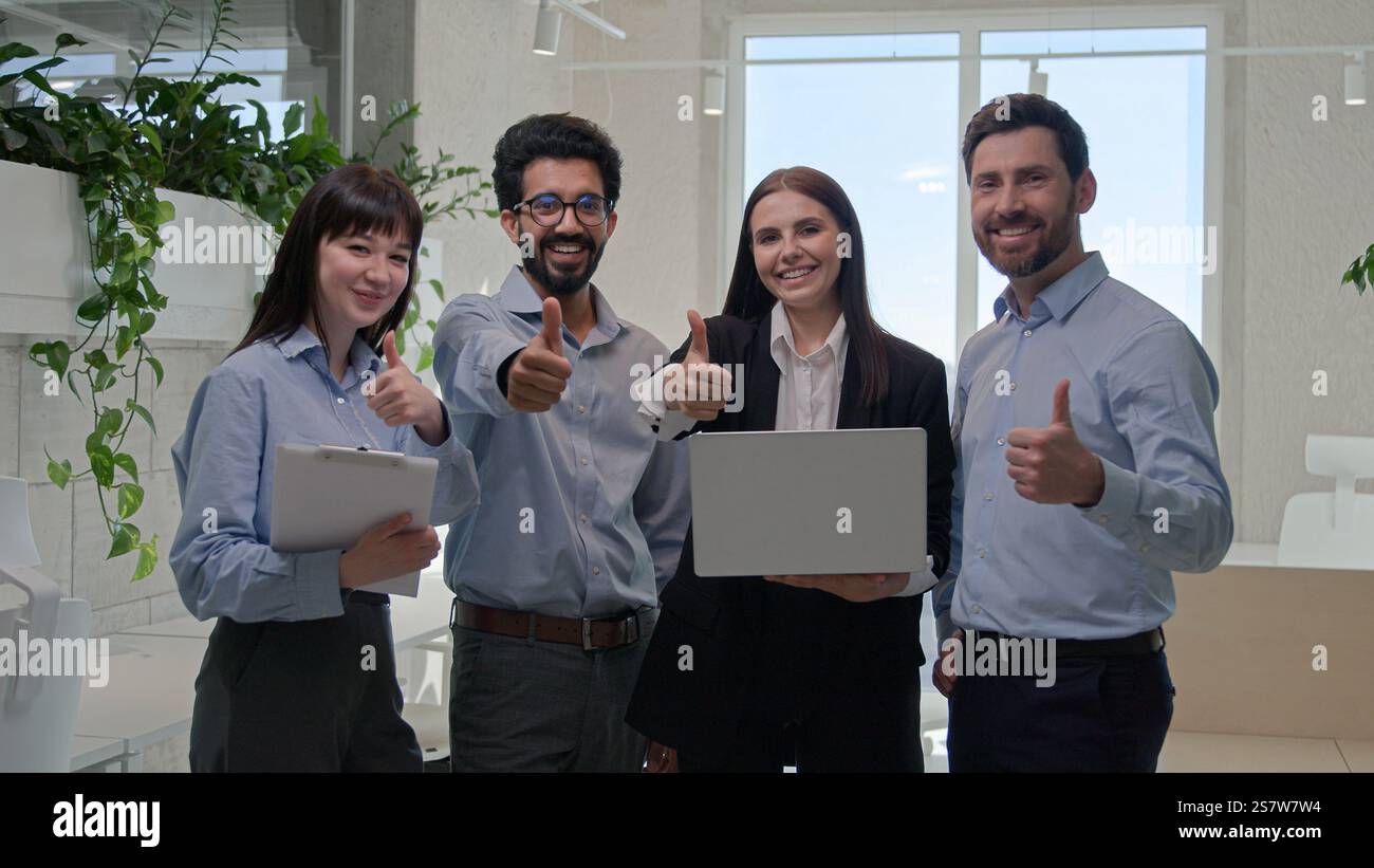 Professional team business people multiracial businessmen and ...