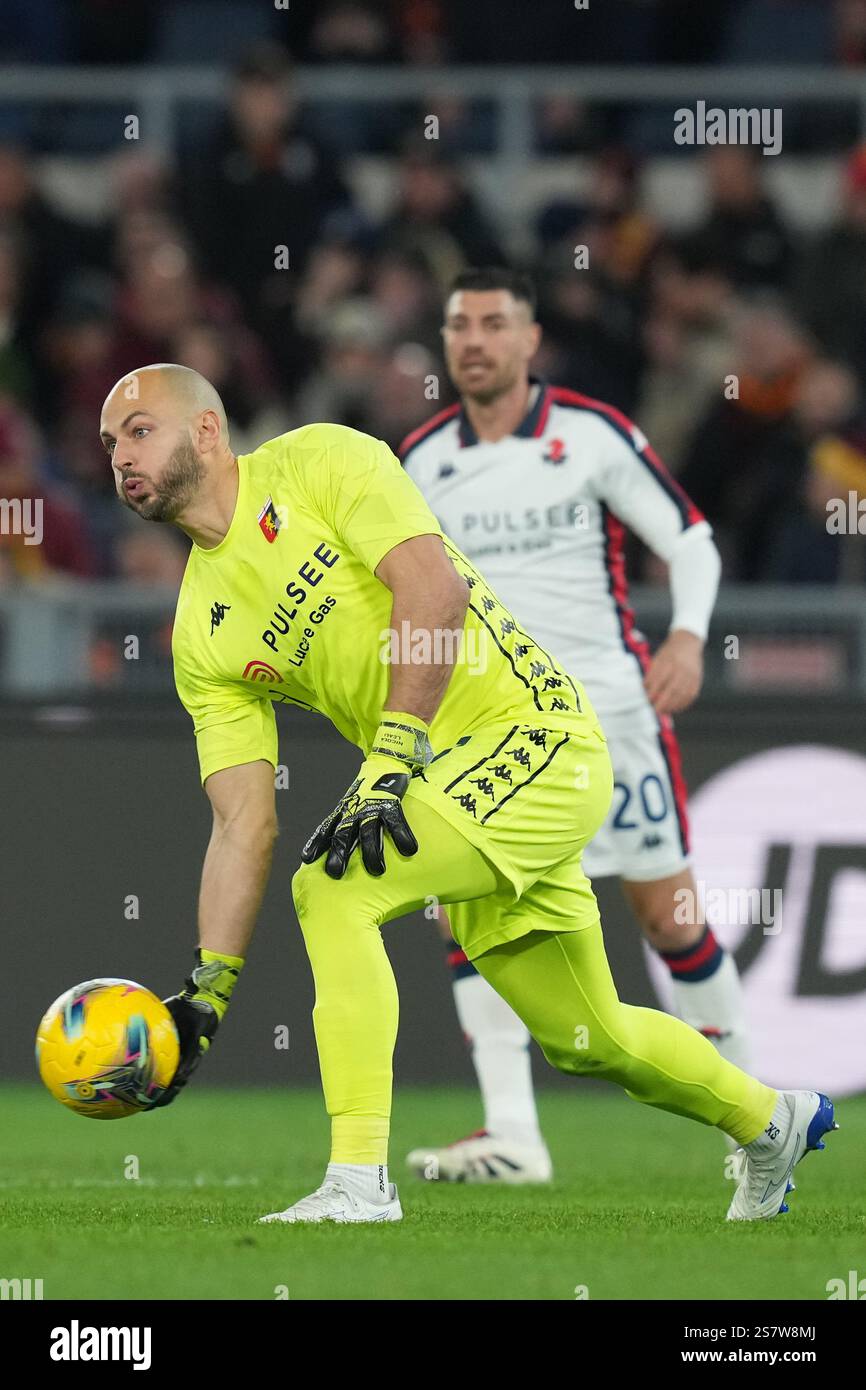 Roma, Italia. 17th Jan, 2025. Genoa's goalkeeper Nicola Leali during the Serie A EniLive soccer ...