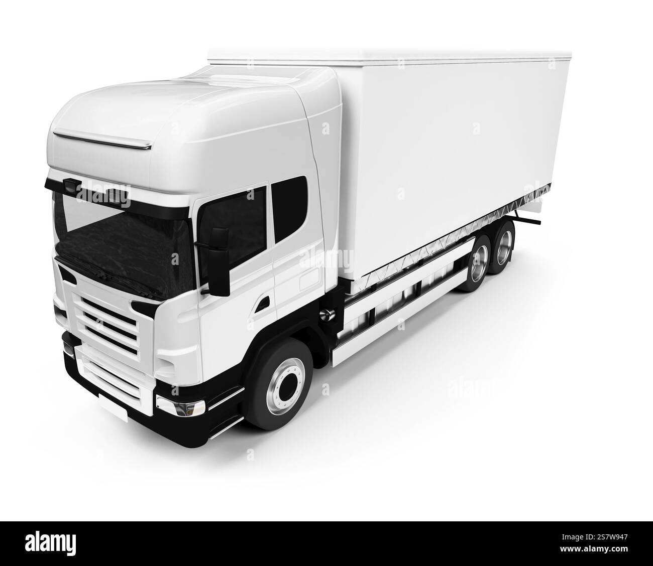 Truck trailers Cut Out Stock Images & Pictures - Alamy