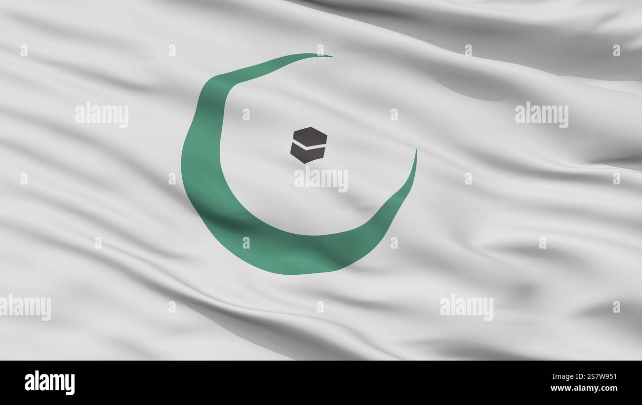 Organisation Of Islamic Cooperation Flag, Closeup View Stock Photo - Alamy