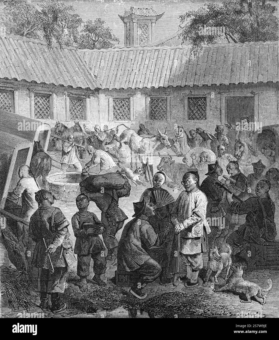 Chinese caravanserai hi-res stock photography and images - Alamy