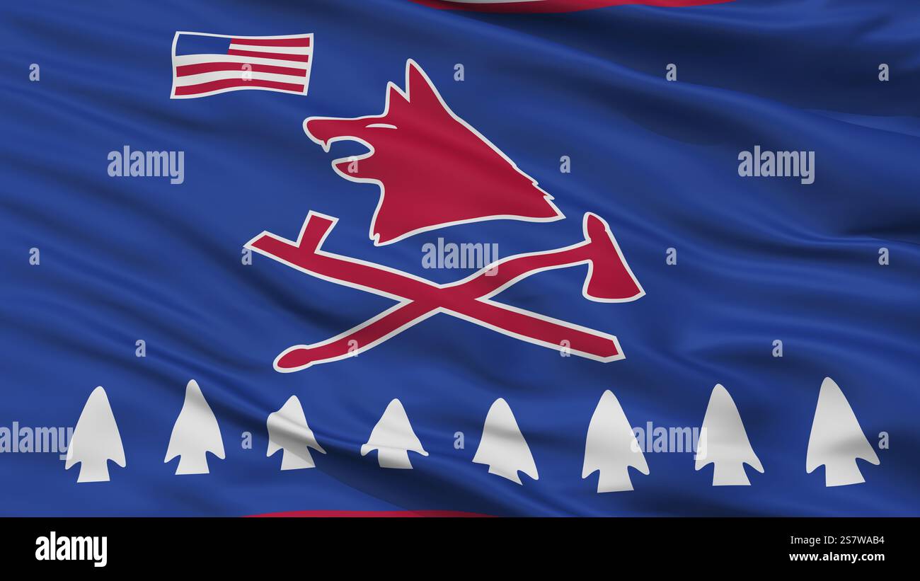 Pawnee Indian Flag, Closeup View Stock Photo - Alamy