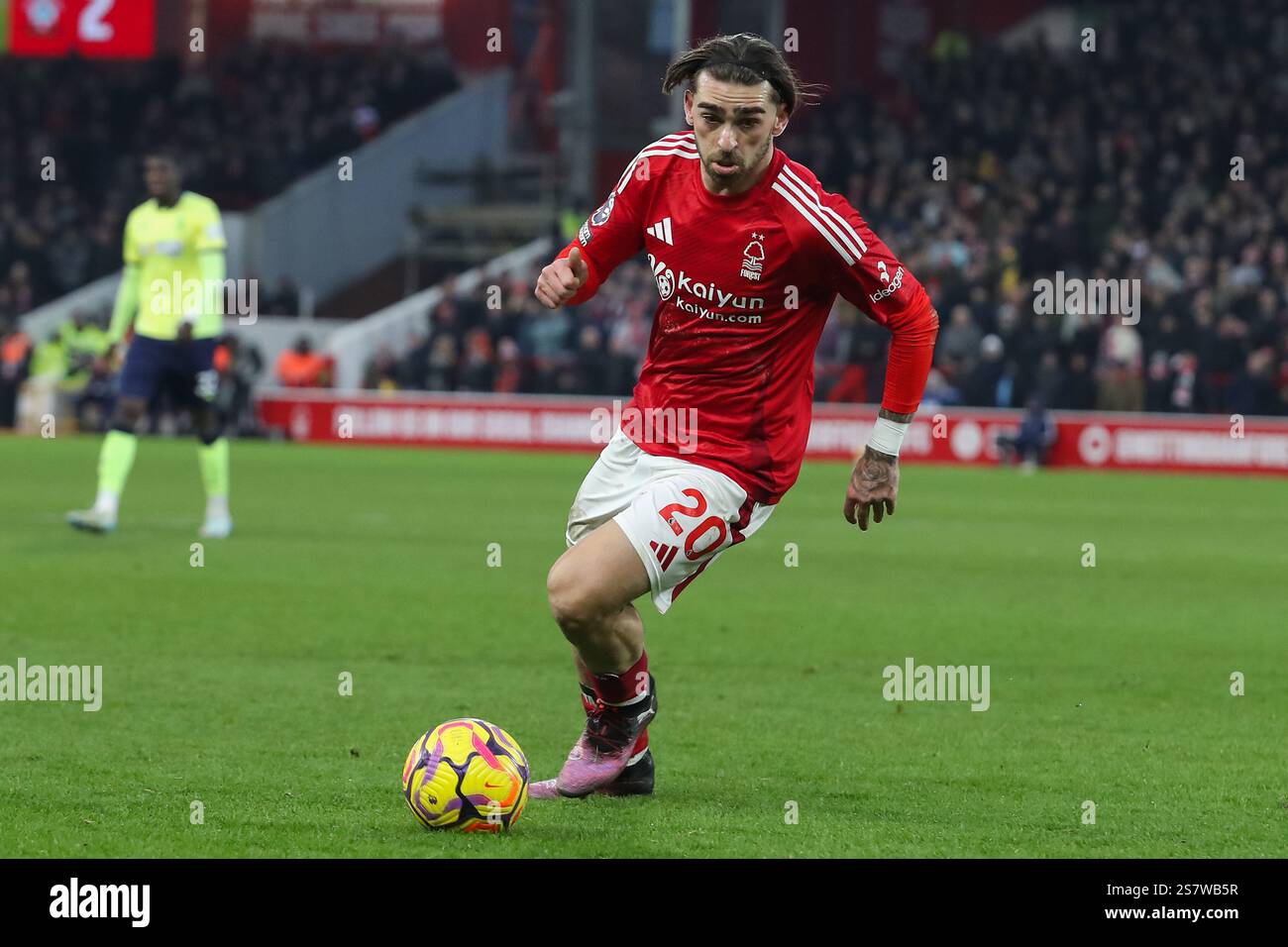 Nottingham, UK. 19th Jan, 2025. Nottingham Forest forward Jota Silva ...